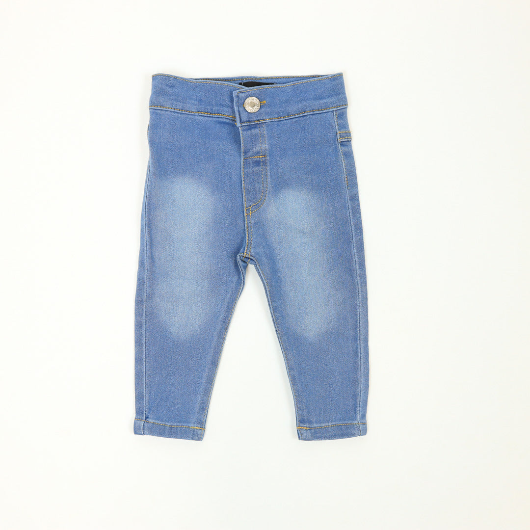 Girls Plan Jeans Without Pocket – Shahnaz Official