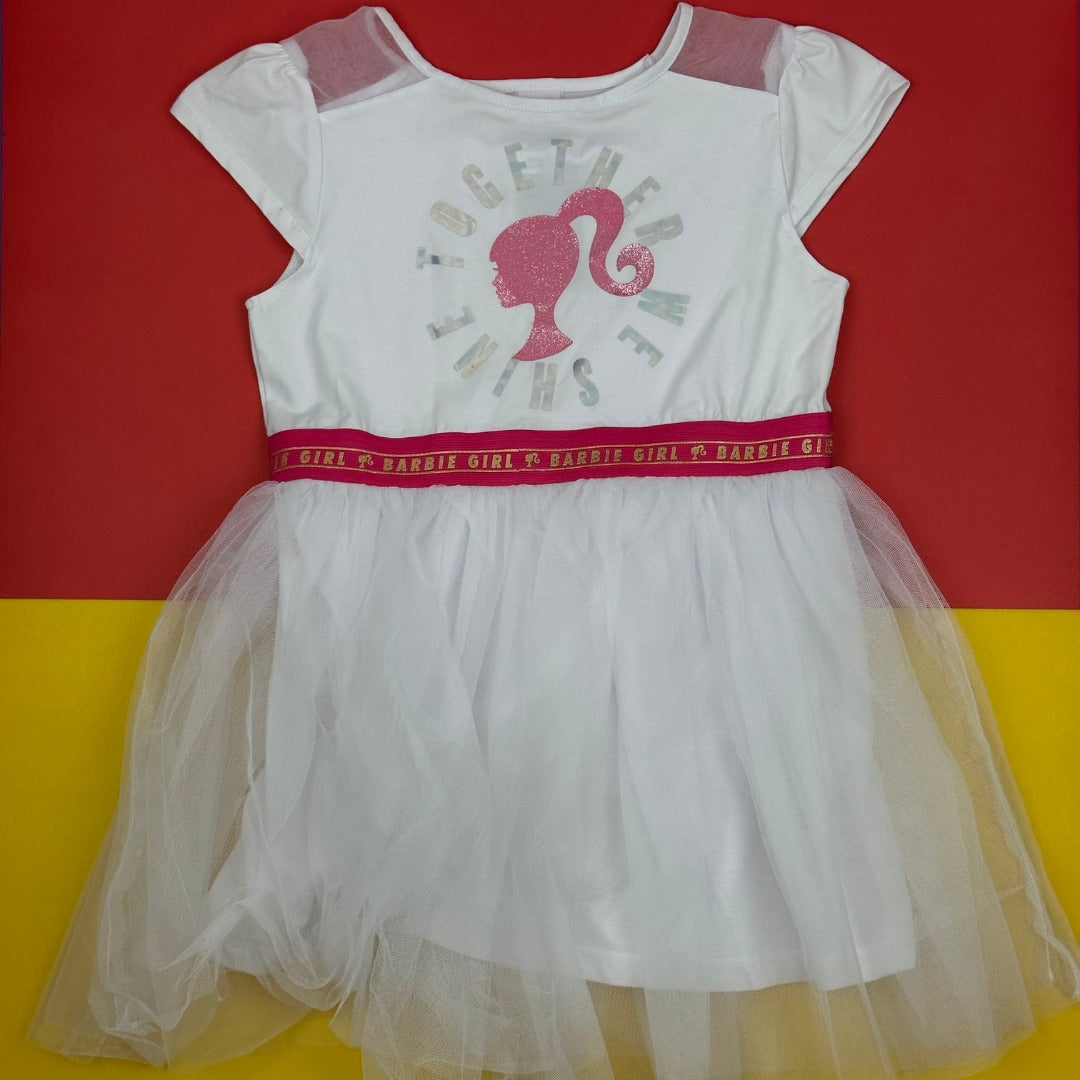 Girls Frock Barbie Girl We Shine Together sku05371 – Shahnaz Official